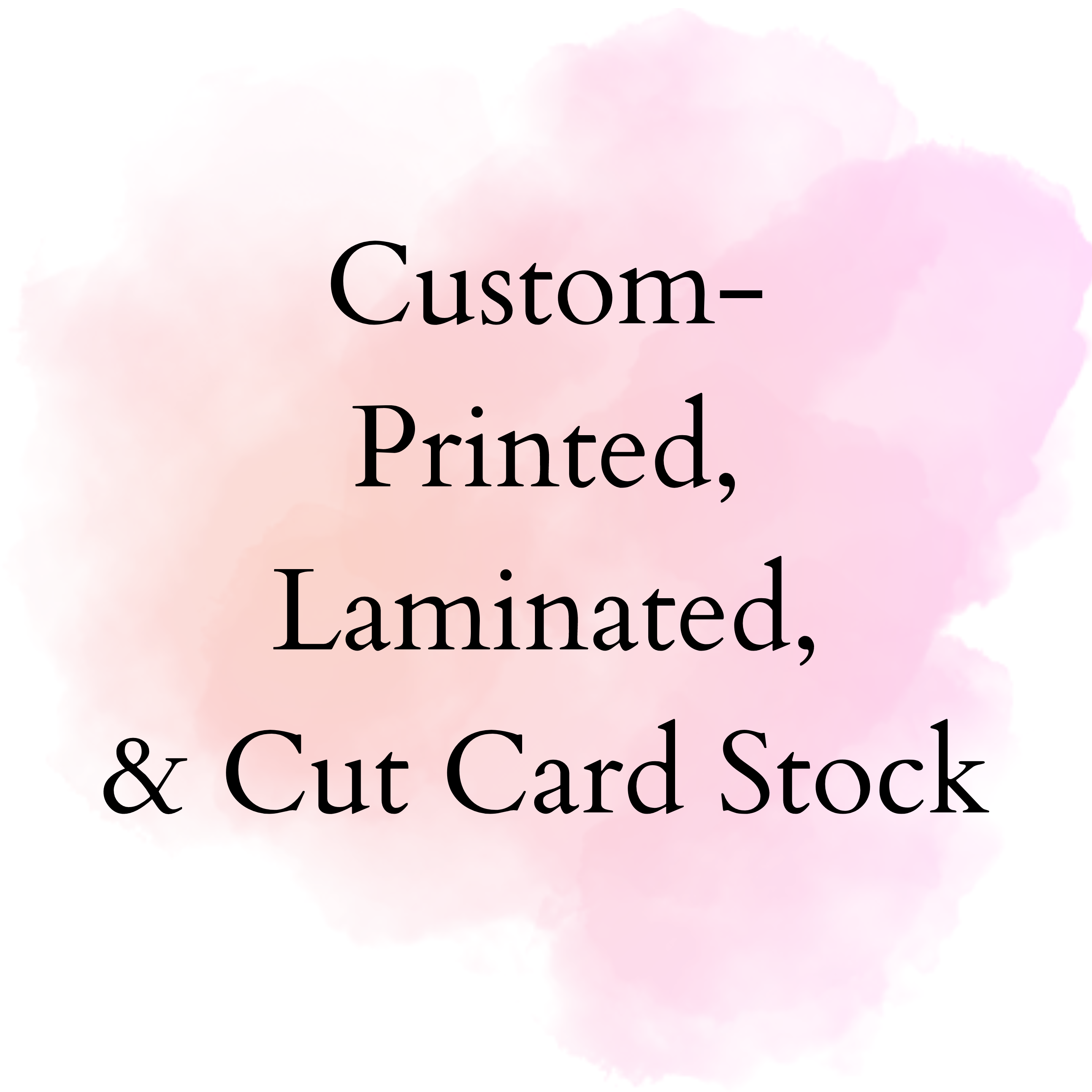 Custom Card Stock – MagnoliaBarn
