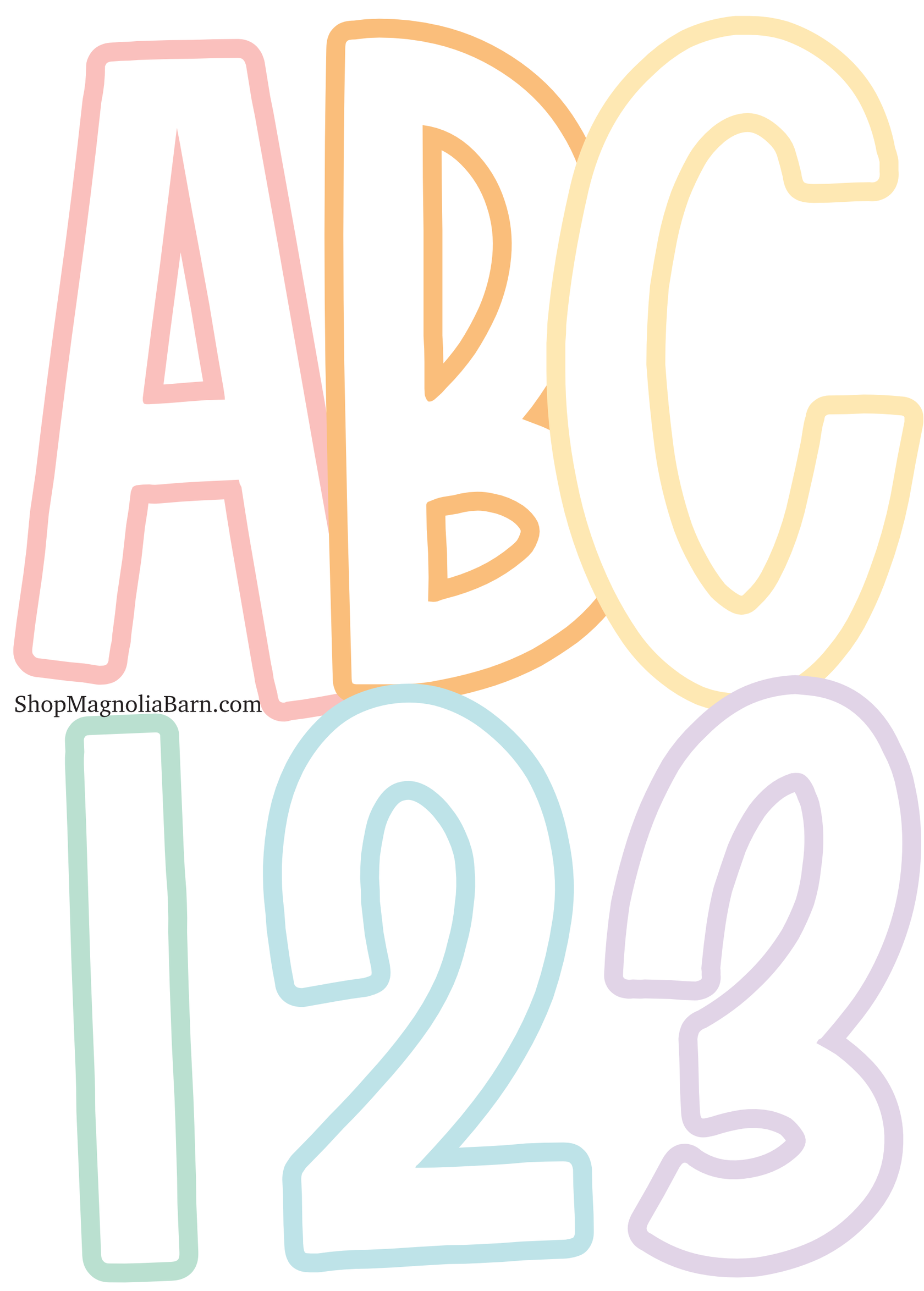 Pink Pastel Composition Notebook inlay Cute Alphabet PNG Download ...