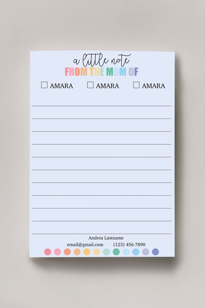 Custom Notepads Cute notepads Unique notepads Personalized stationery ...