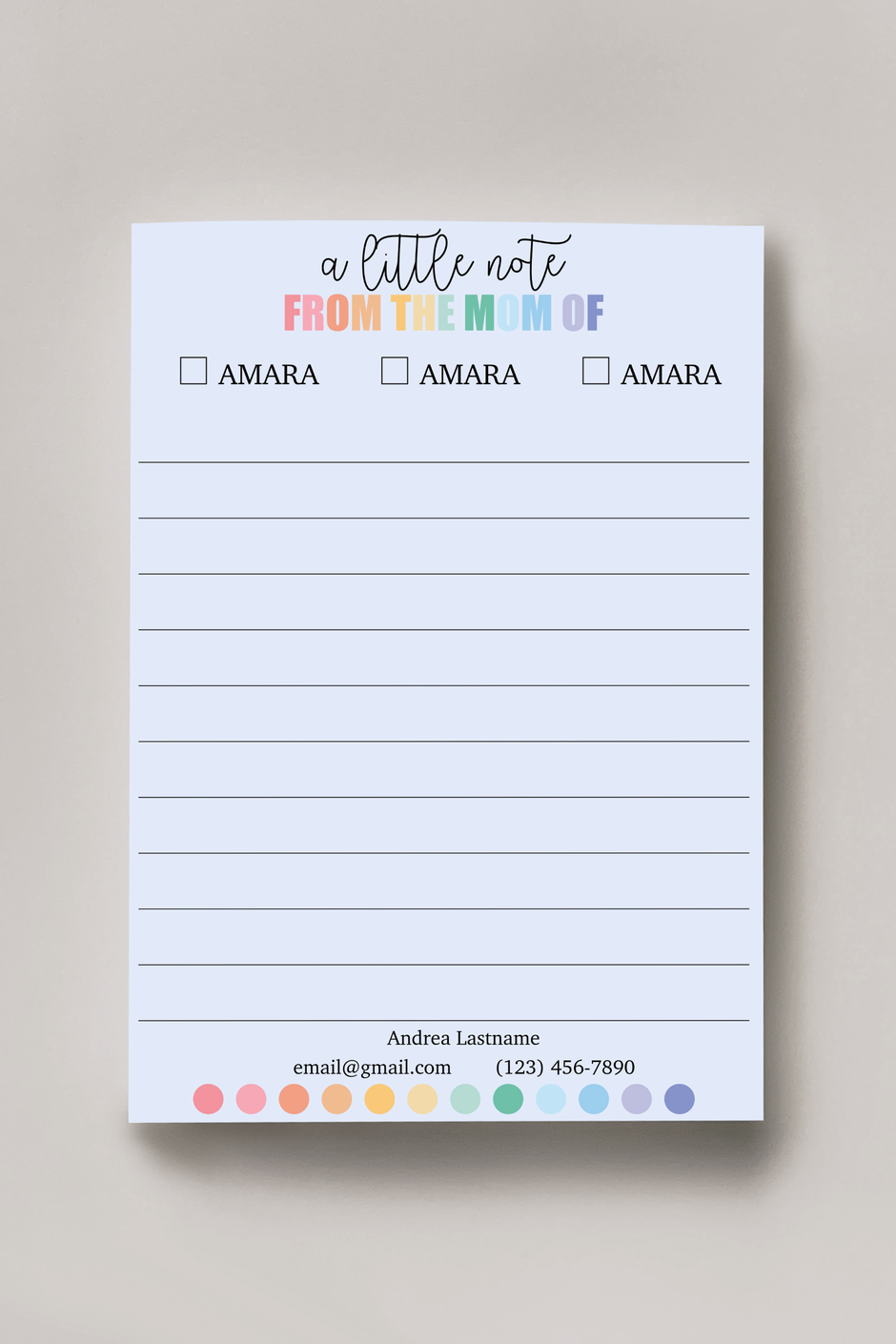 Custom Notepads Cute notepads Unique notepads Personalized stationery ...